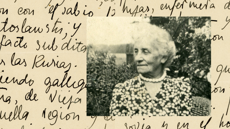 O arquivo da RAG sobe a Galiciana o fondo de Sofía Casanova | Real Academia Galega